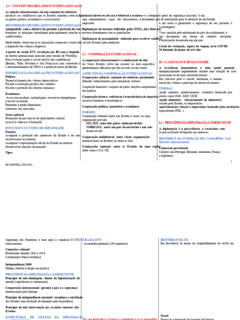 ficha de ECM terminal-1 | PDF | Nações Unidas | Relações Internacionais