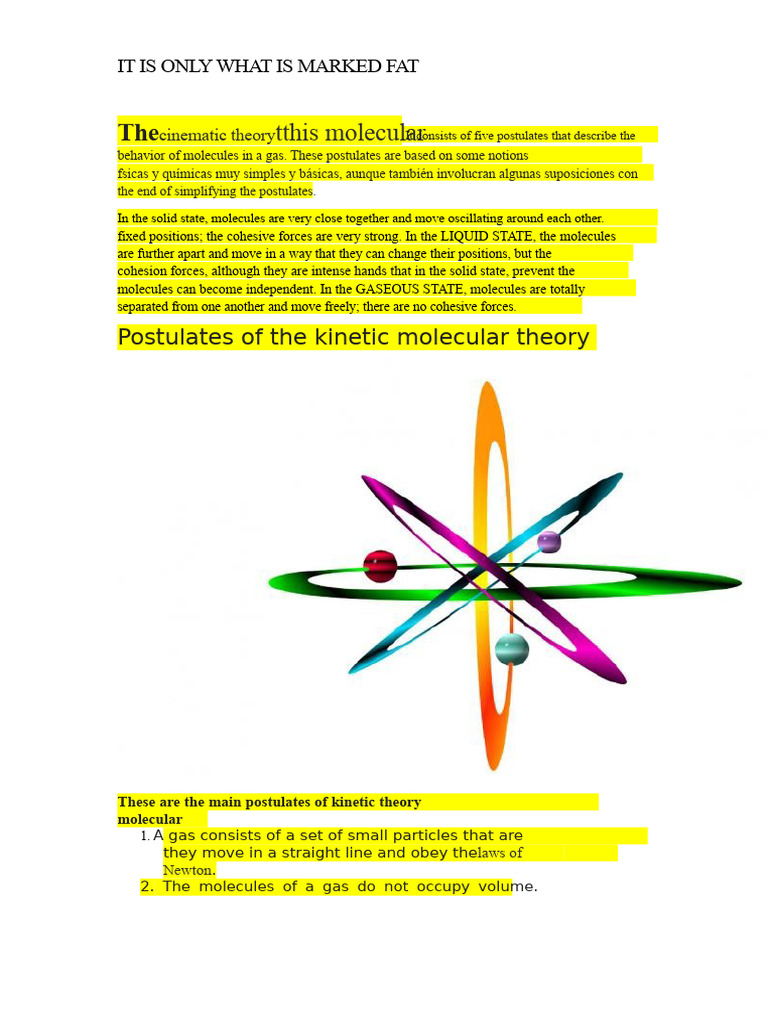 Kinetic Molecular Theory and Gas Laws | PDF | Gases | Temperature