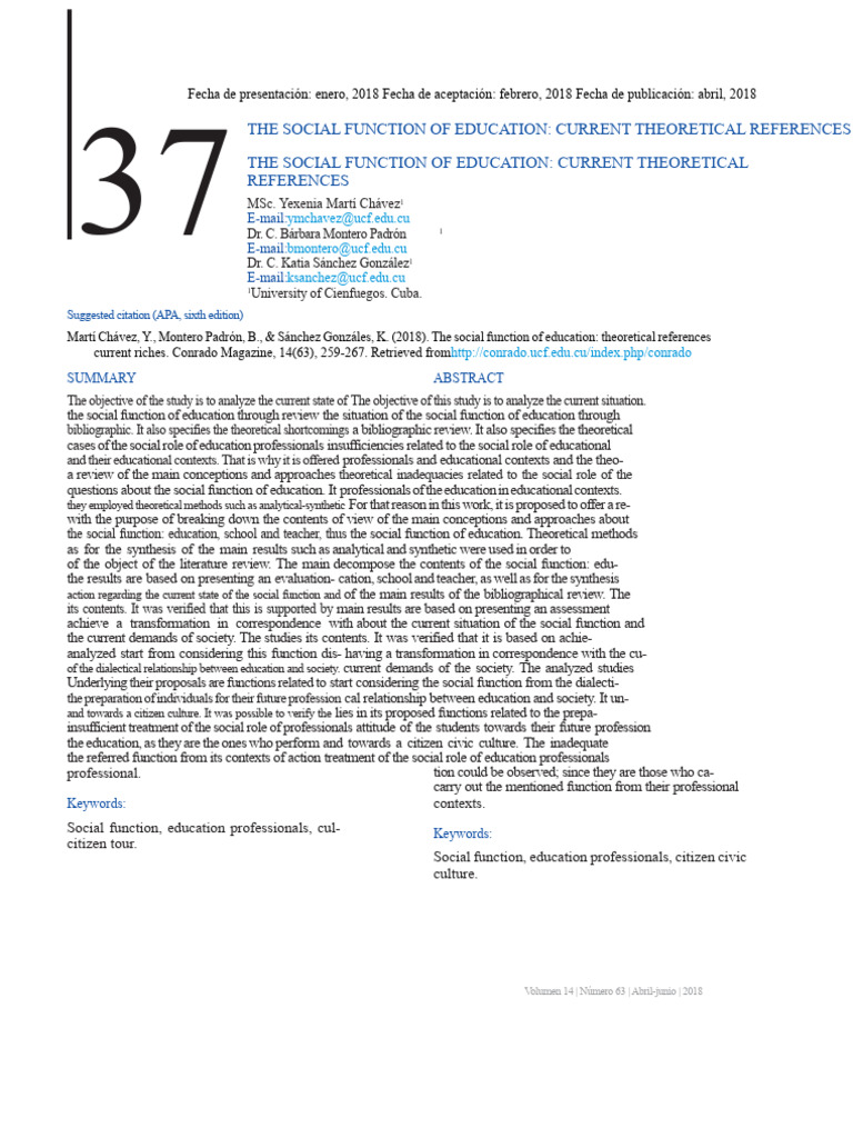 Social Function of Education Analysis | PDF | Attitude (Psychology ...