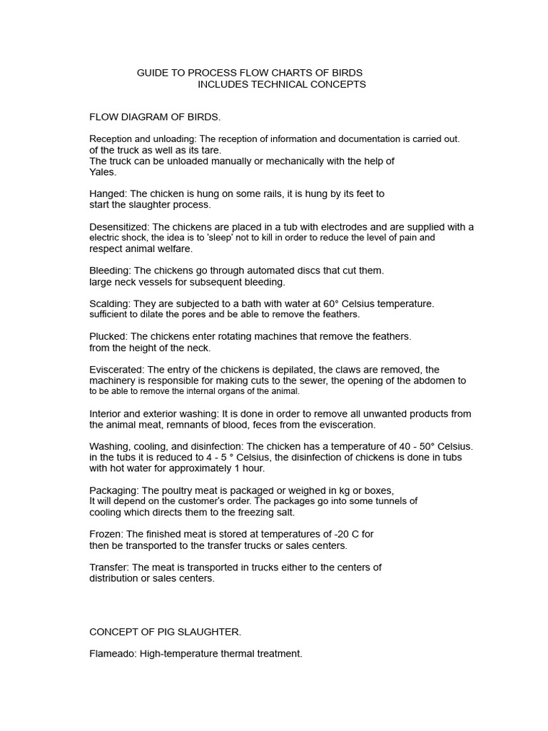 FLOWCHART BIRDS (Manuel Lara) | PDF | Thorax