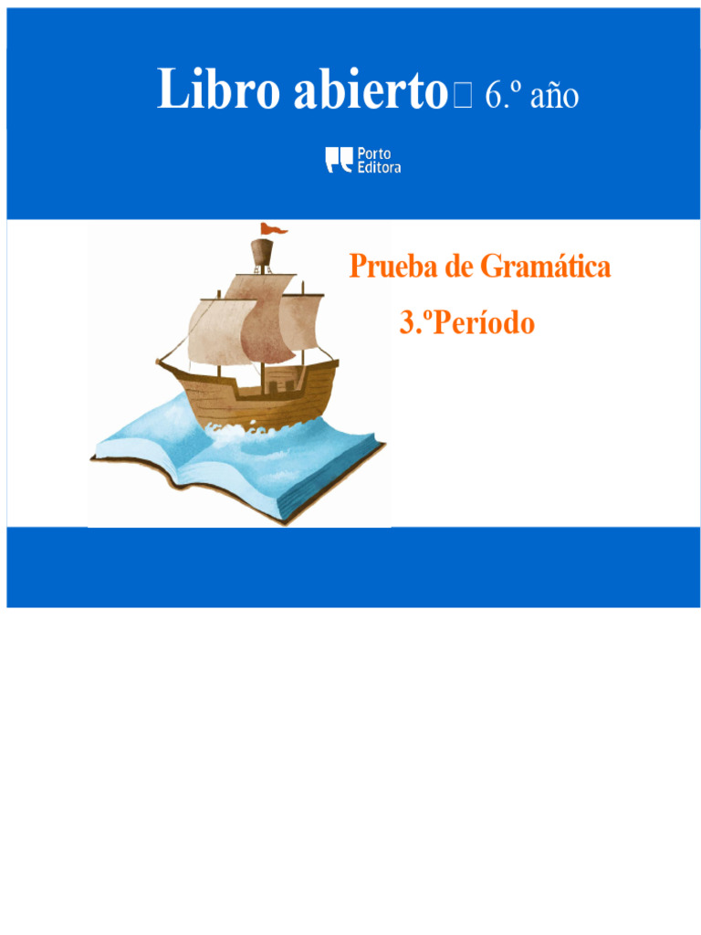 Lab6 Prueba de Gramática 3.º Período | PDF | Morfología Lingüística ...