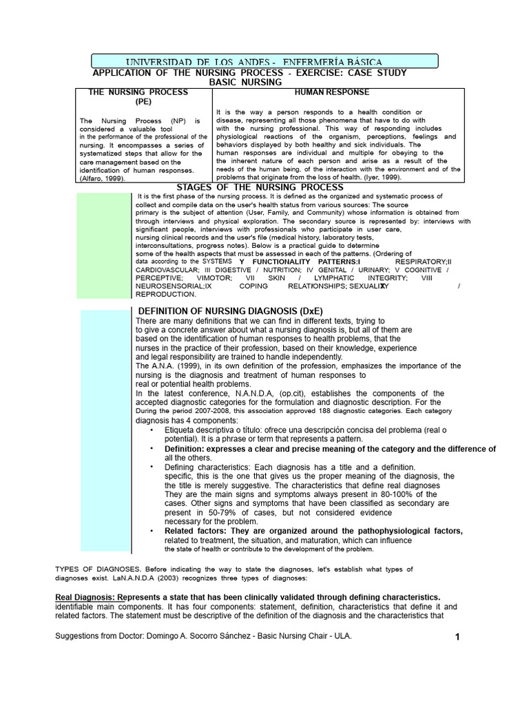 Preliminary Basic Nursing Cases | PDF | Medical Diagnosis | Psychological Trauma