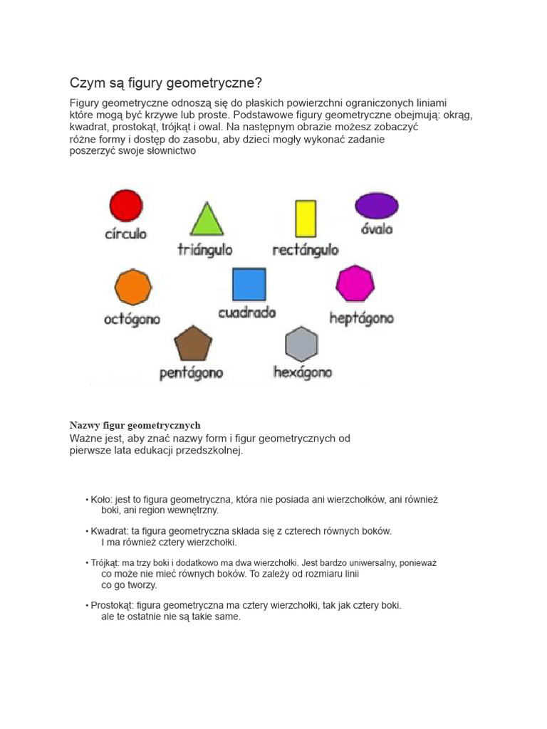 Figury I Symbole Matematyczne | PDF
