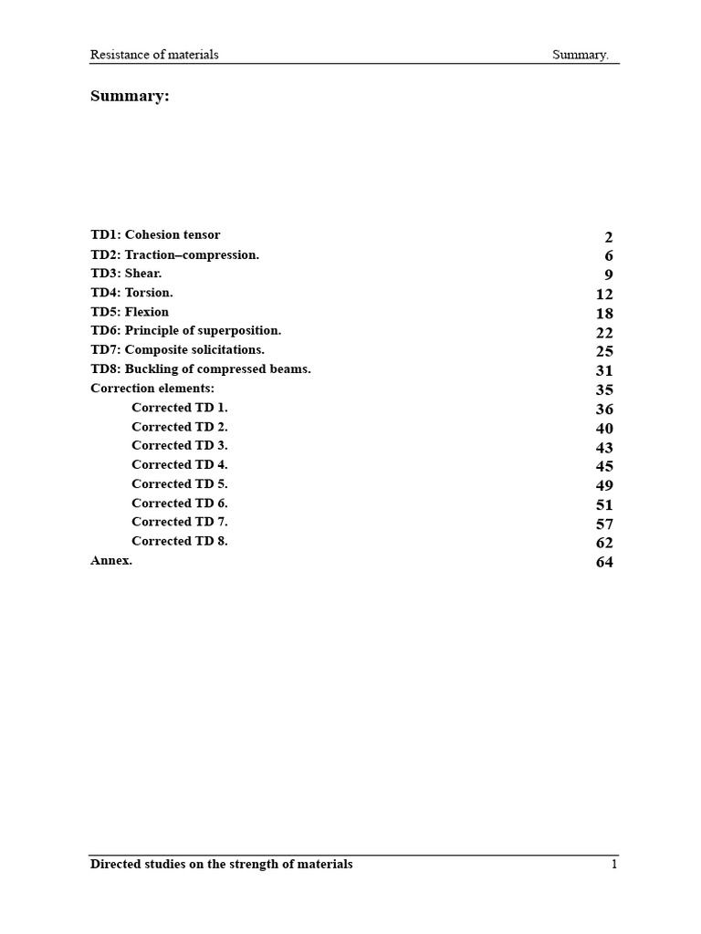 Material Resistance and Strength Analysis | PDF | Strength Of Materials ...
