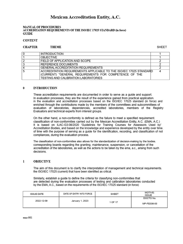 ISO/IEC 17025 Accreditation Guide | PDF | Verification And Validation ...