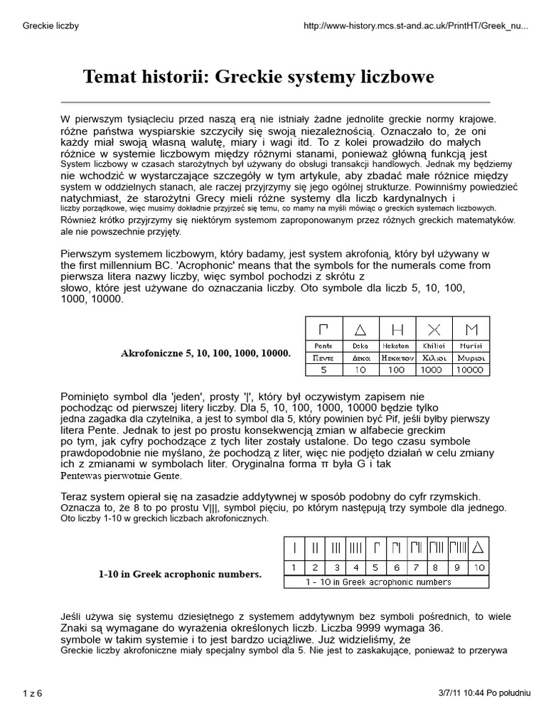 Liczby greckie | PDF