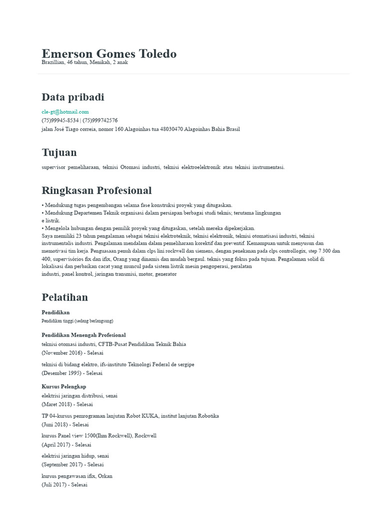 Curriculum Vitae | PDF