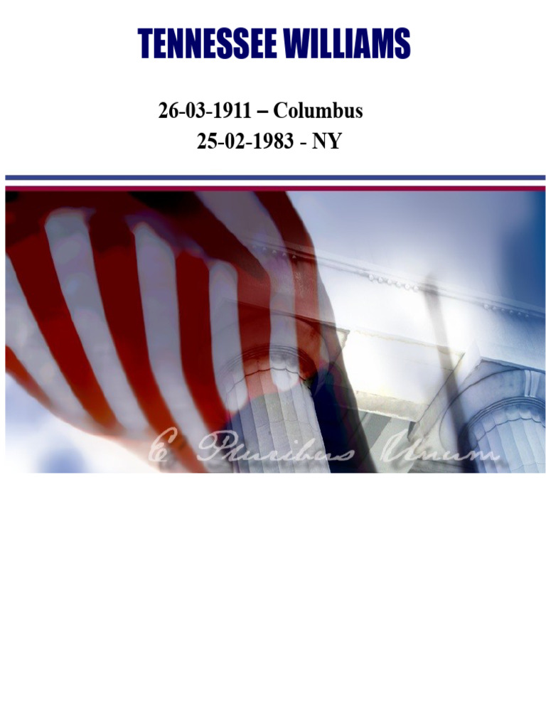 Tennessee Williams: Life and Works | PDF