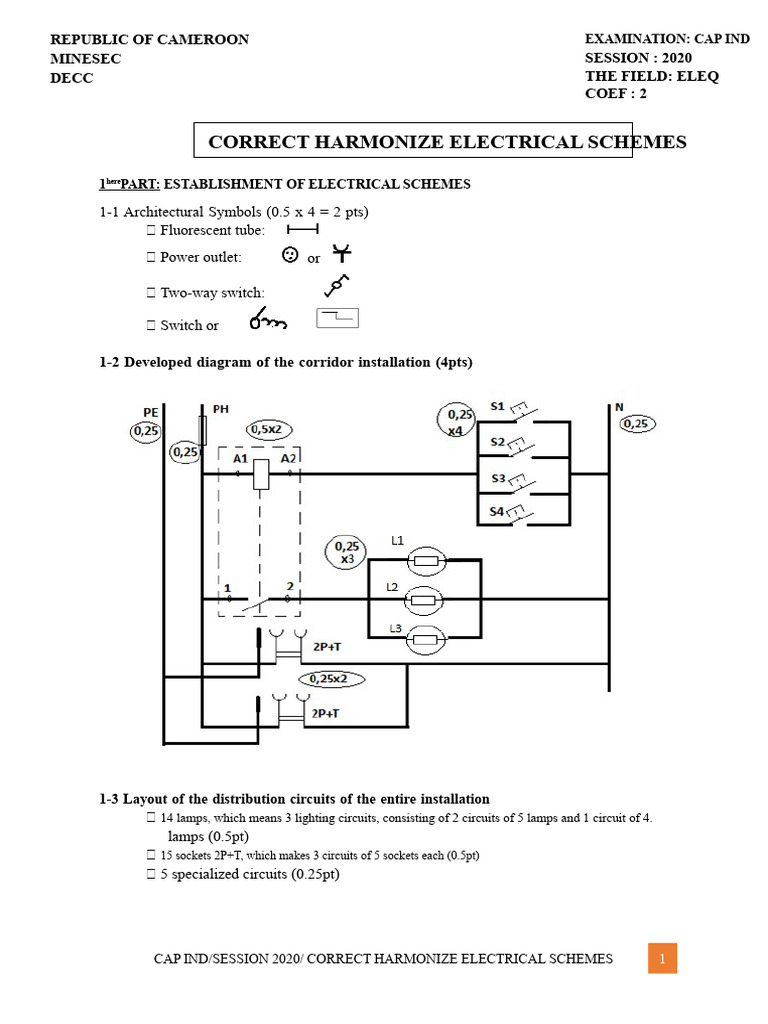 CORRECT HARMONY SCHEMA 2020 | PDF | Switch | Electrical Wiring