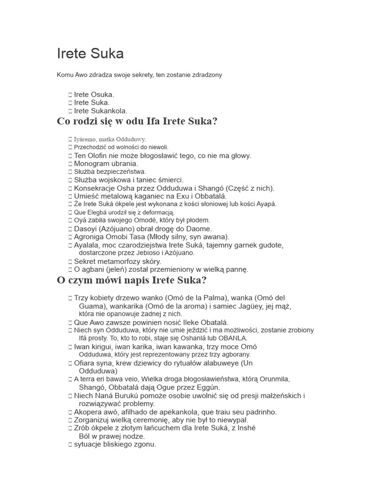 Irete Suka | PDF