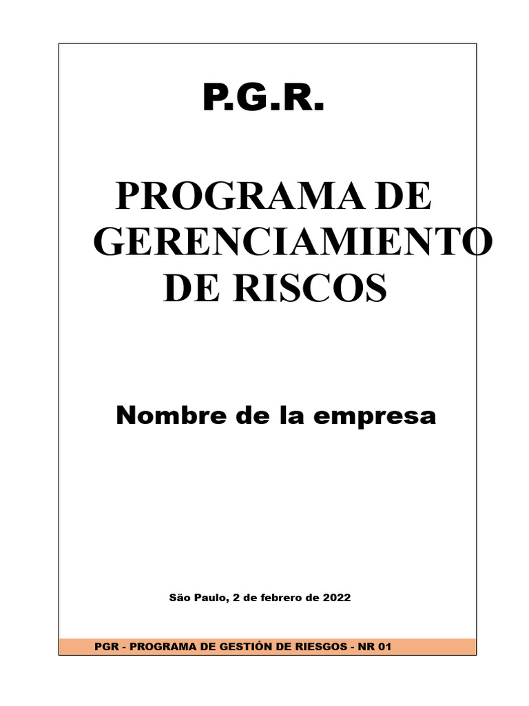 PGR - 2022 | PDF | Seguridad y salud ocupacional | Andamio