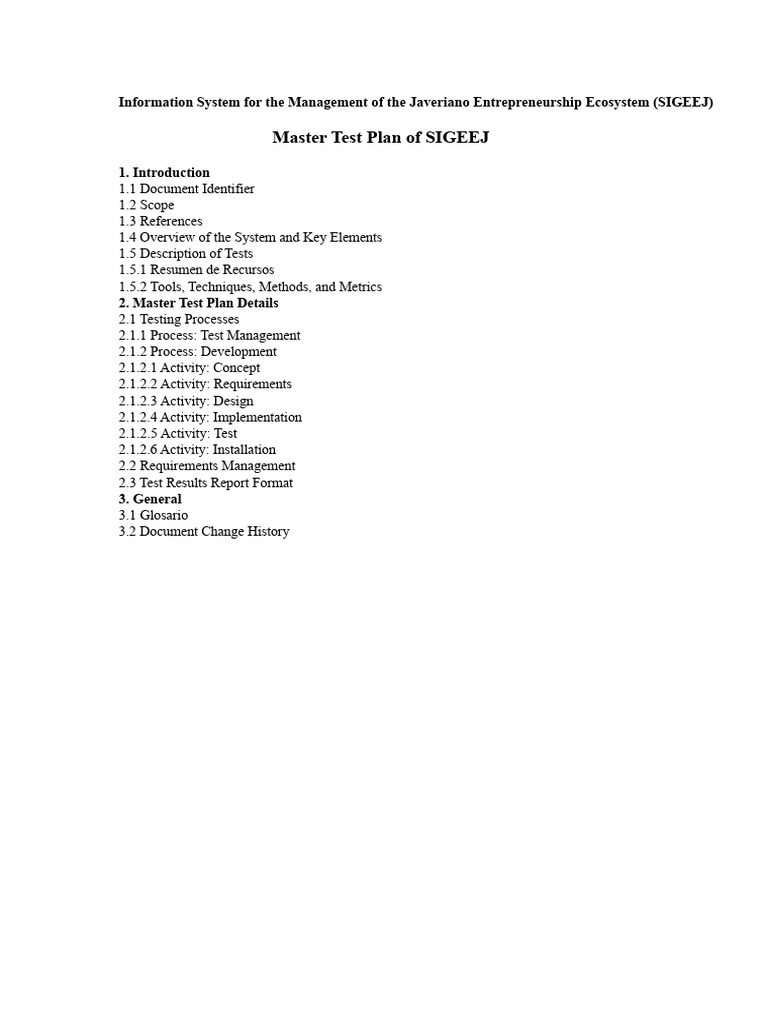 IEEE829 - template_model | PDF | System | Entrepreneurship
