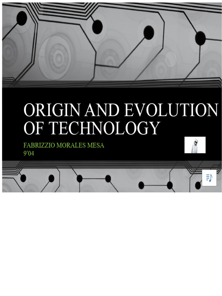 Origin and Evolution of Technology | PDF | Stone Age | Industrial ...