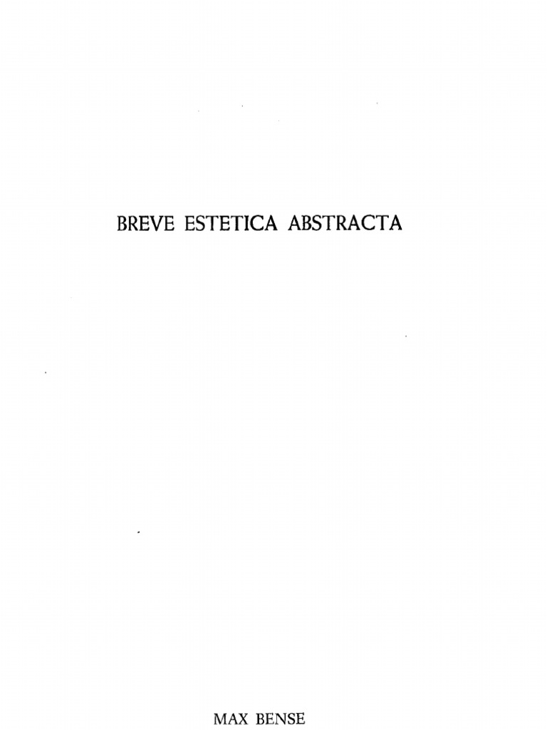 Estética Abstracta: Teoría y Procesos | PDF | Semiótica | Estética