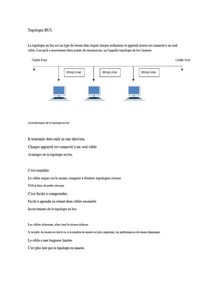 Types de topologies réseau expliqués | PDF | Topologie de réseau ...