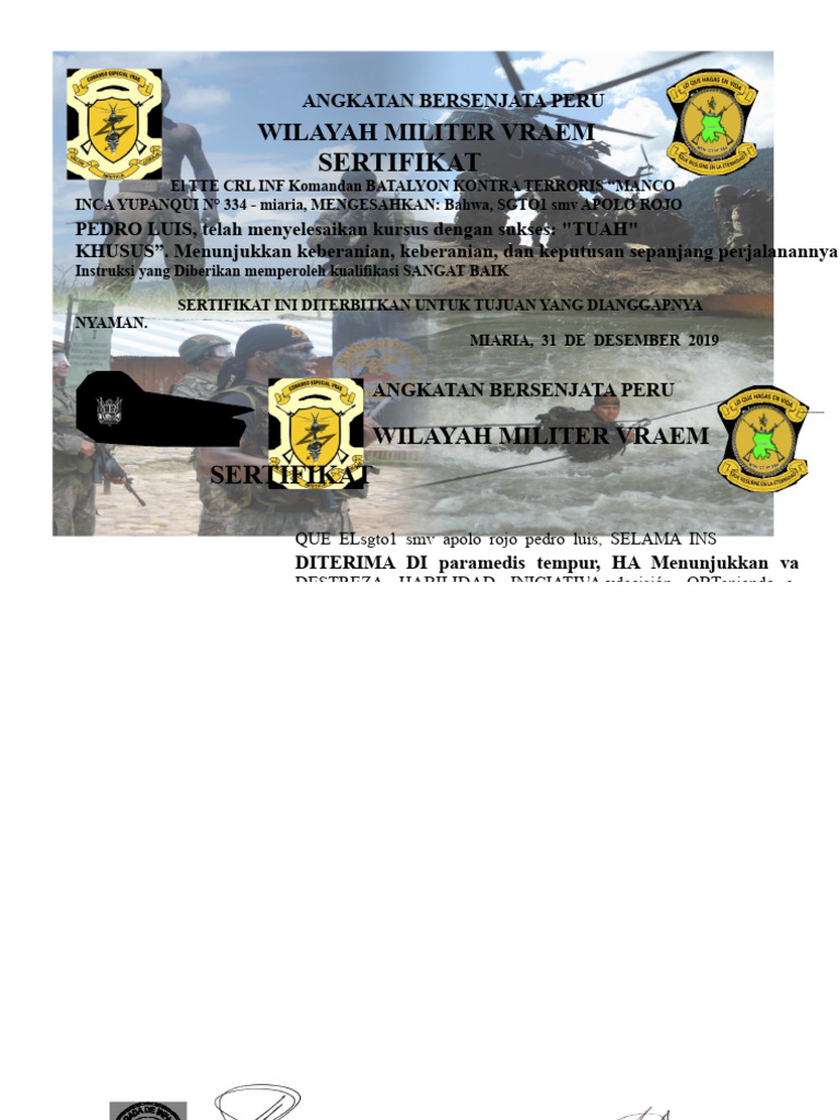 Sertifikat Kursus Alfa | PDF