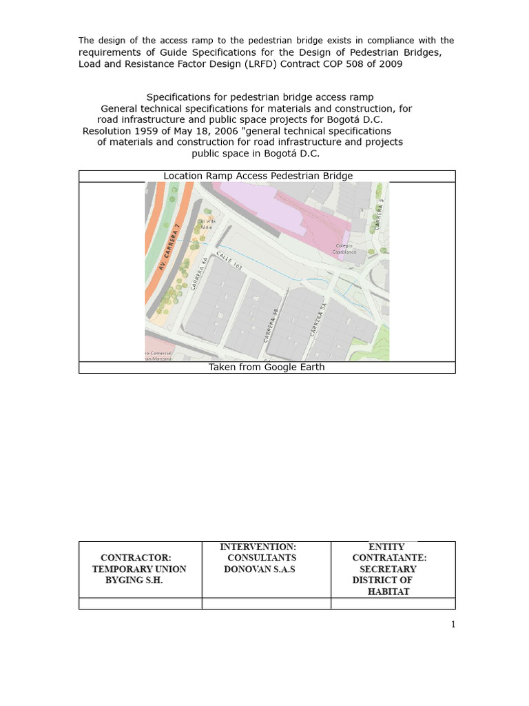 Design of Pedestrian Access Ramp | PDF | Beam (Structure) | Structural Load