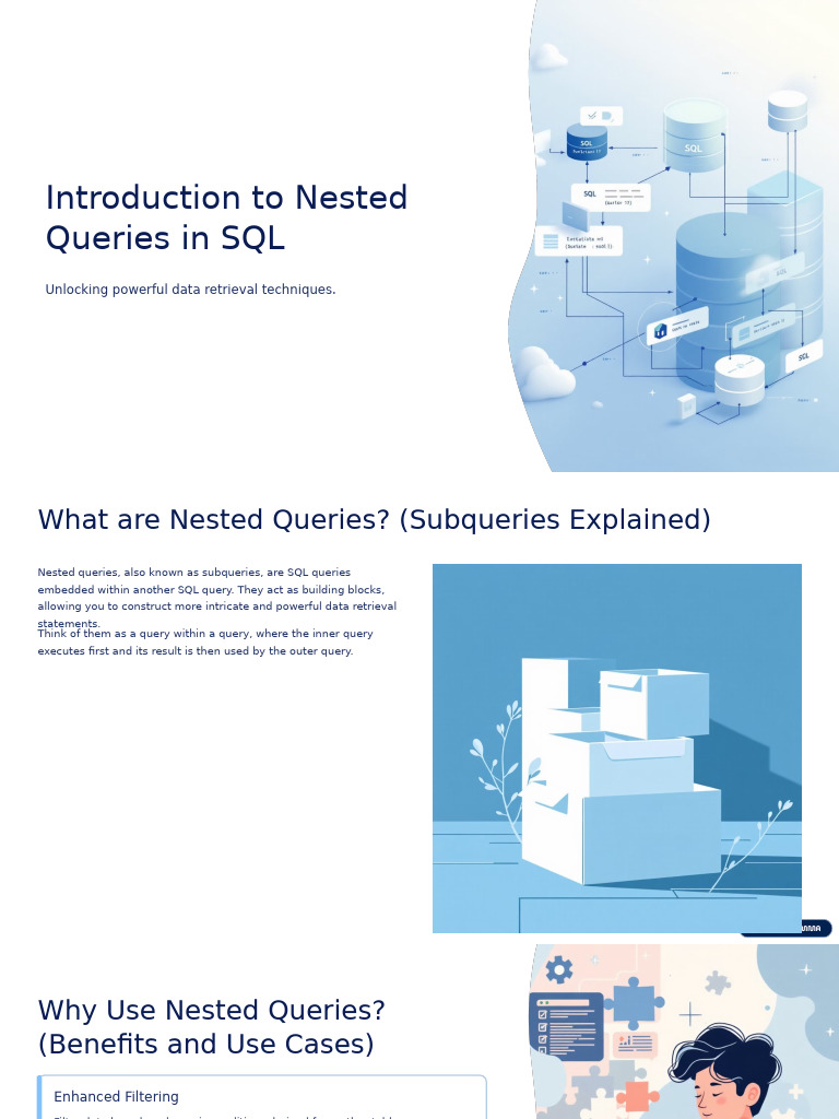 Introduction To Nested Queries in SQL | PDF | Information Technology ...