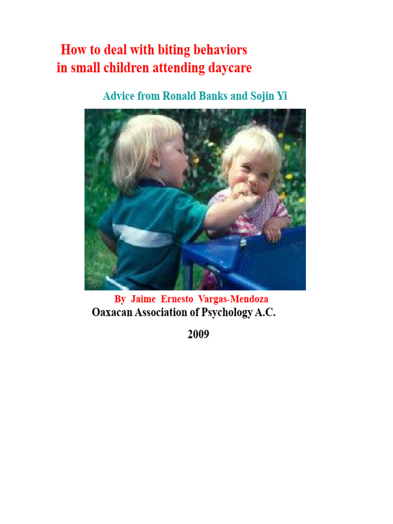 Bites Children Daycare | PDF | Caregiver | Psychology