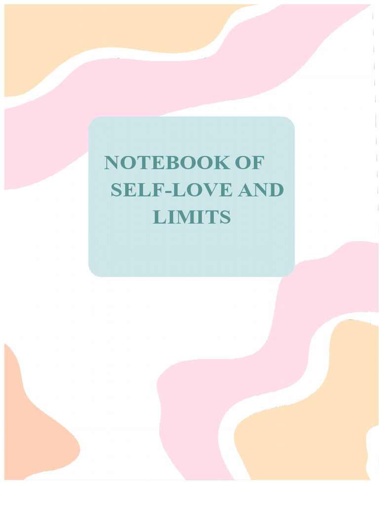 Self-Love and Boundaries Booklet | PDF | Self Esteem | Mind