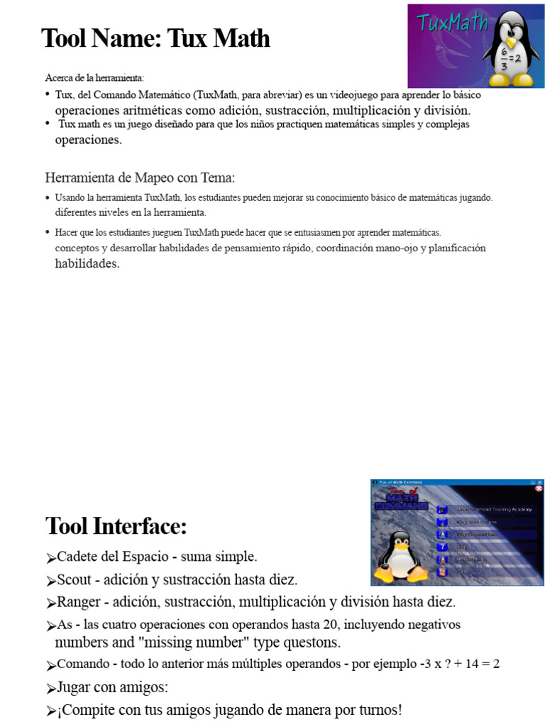 Tux Math | PDF