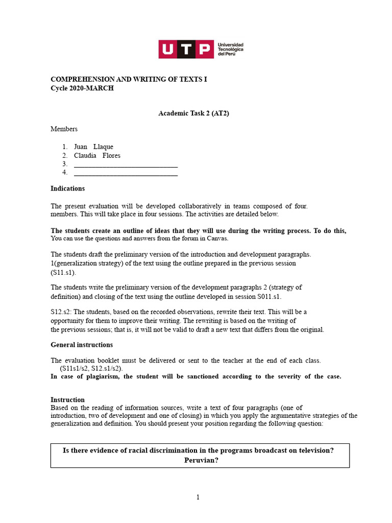 S11.s1 s2 S12.s1 s2 Academic Task 2 (notebook) .docx | PDF | Grammar | Linguistics