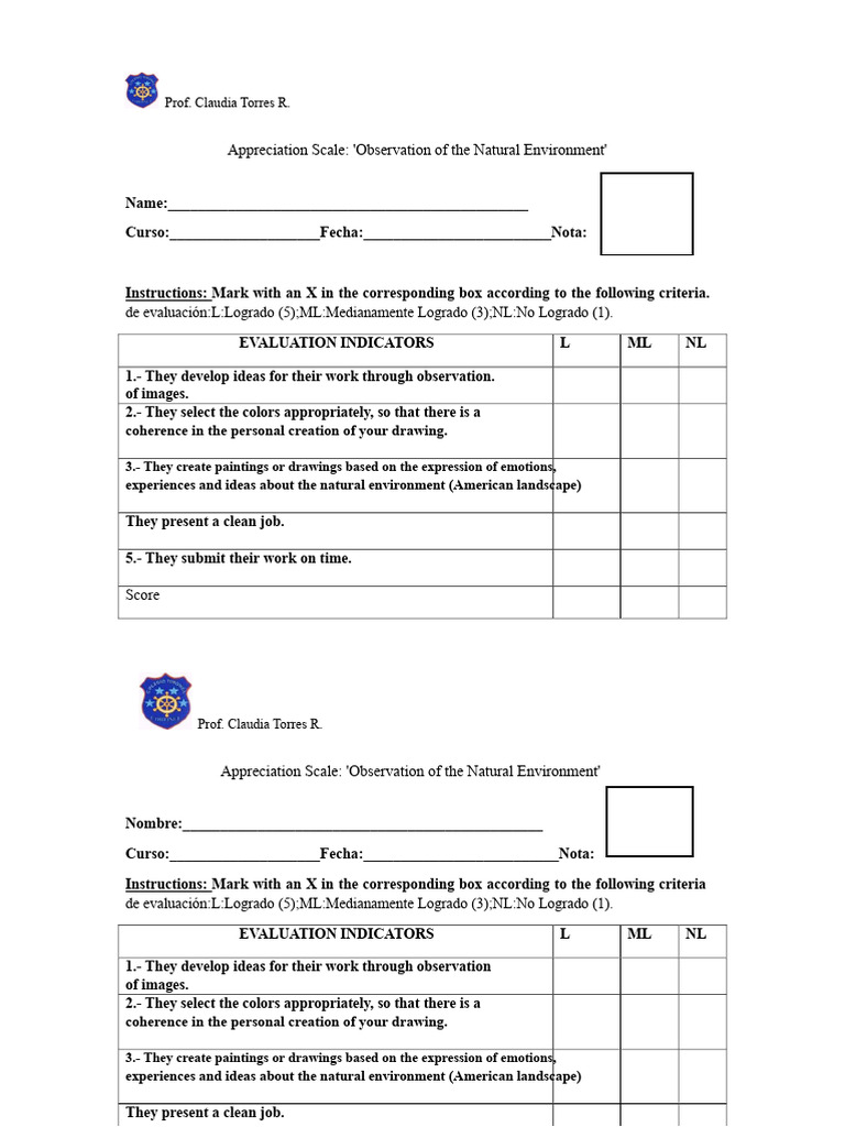 Drawing Appreciation Scale | PDF