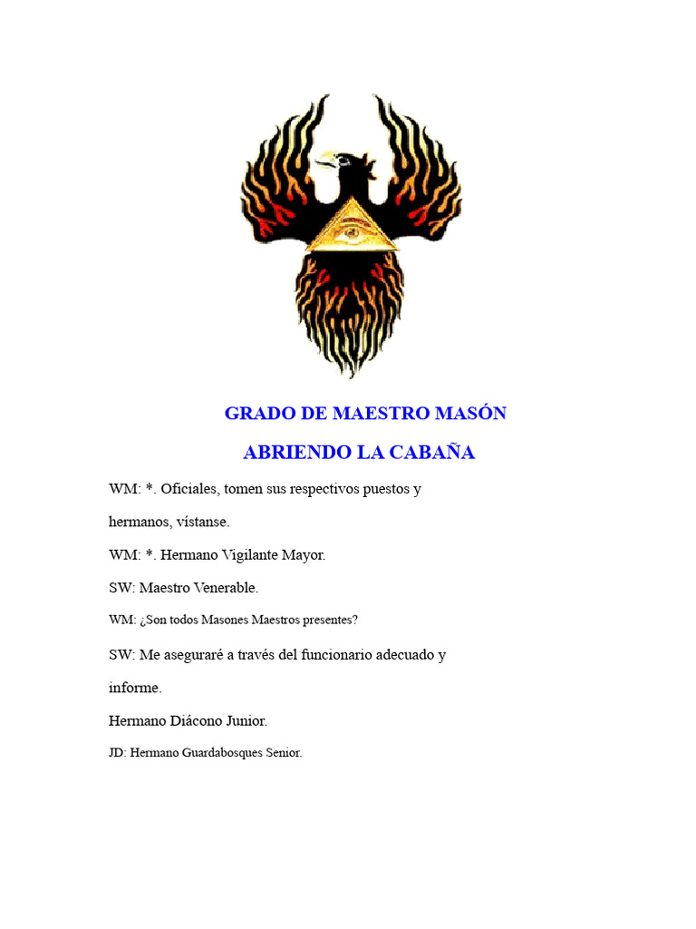 Grado de Maestro Masón | PDF | Masonería