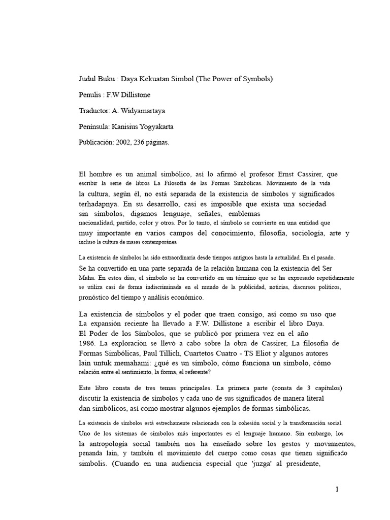 El Poder de Los Símbolos | PDF | Los símbolos | Humano