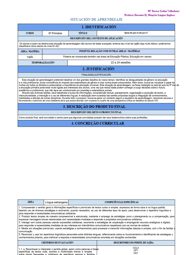 Aprendizagem de Inglês e Igualdade de Gênero | PDF | Aprendizado ...