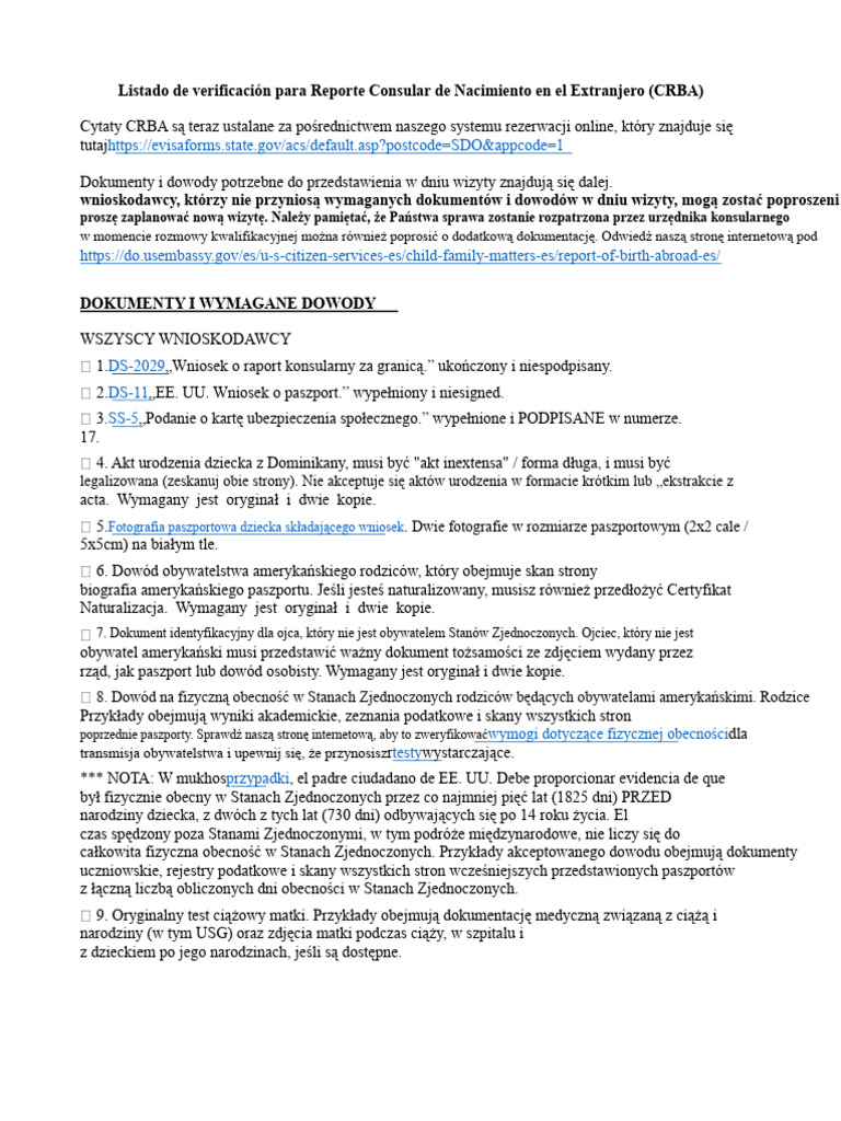 LISTA DE VERIFICACIÓN CRBA Febrero 2021 | PDF