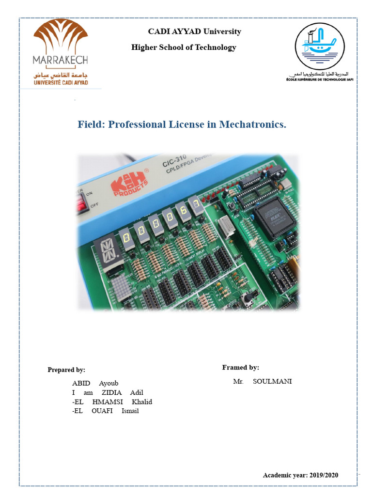 Report on Digital Electronic Lab | PDF | Field Programmable Gate Array ...