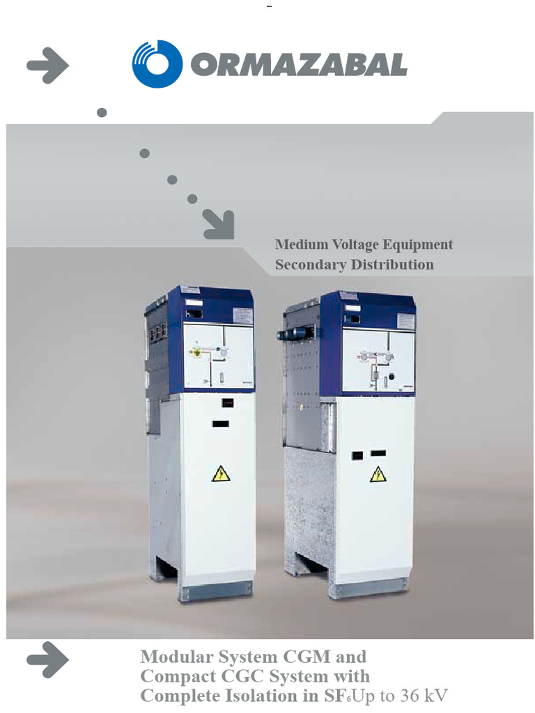 ORMAZABAL - Medium Voltage Cubicle | PDF | Fuse (Electrical) | Switch
