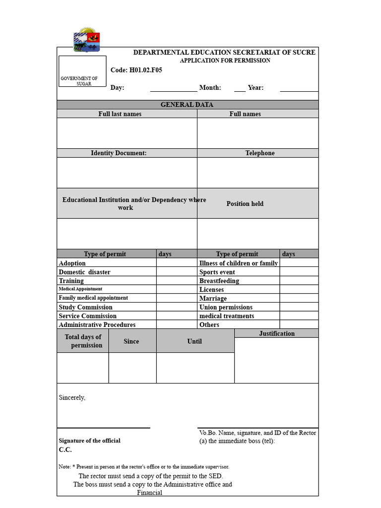 Request For Teaching and Administrative Permits | PDF