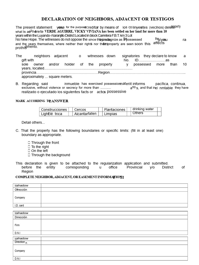 SWORN STATEMENT WITNESSES | PDF | Private Law | Civil Law (Common Law)