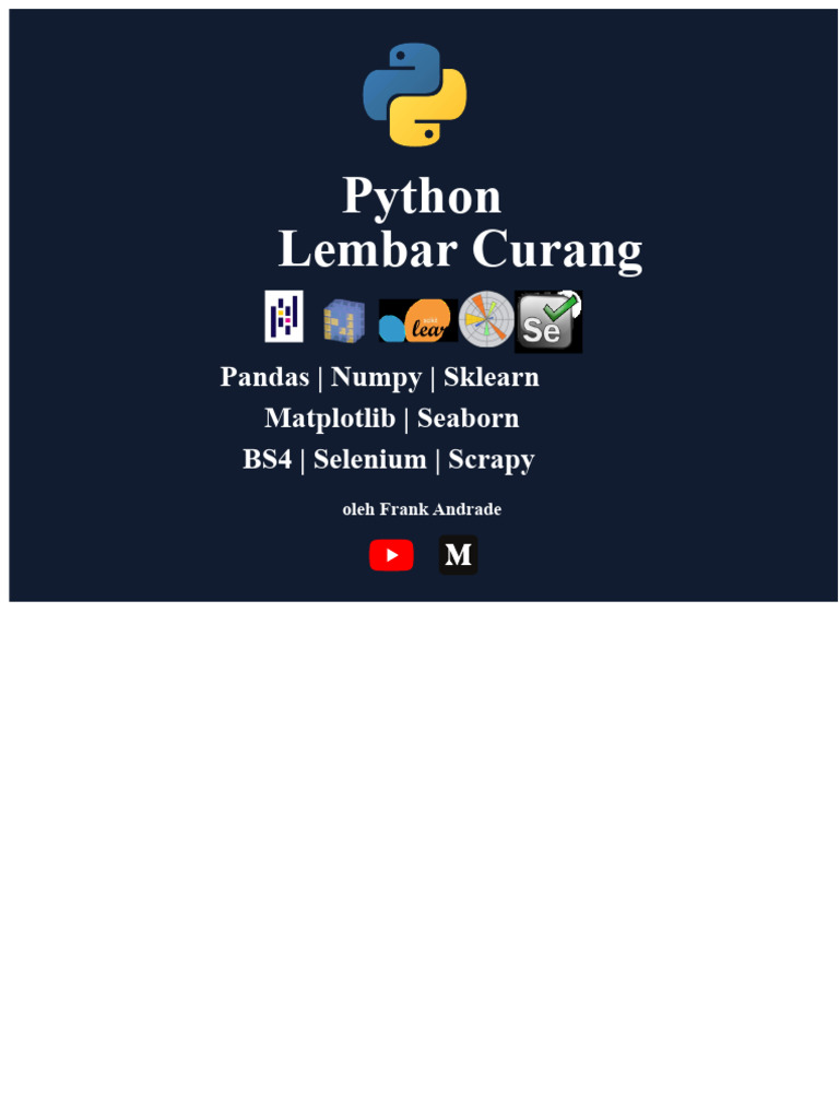 Lembar contekan Python | PDF