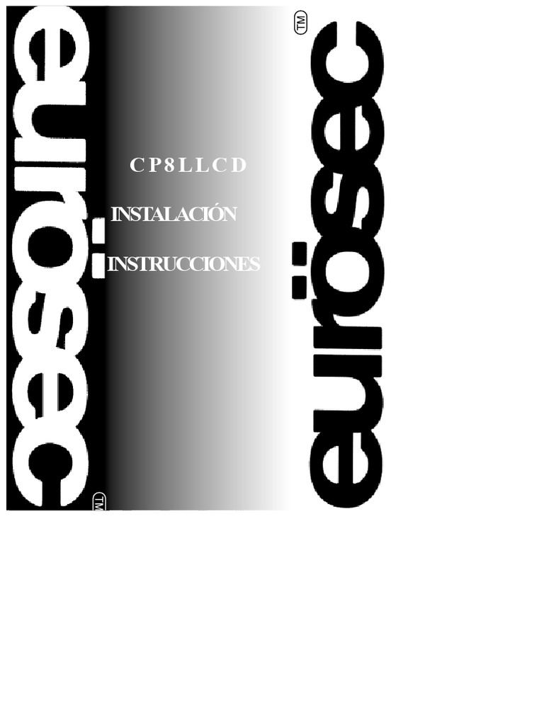 Gardtec Eurosec CP8L LCD Ingenero Hombre | PDF | Placa de circuito ...