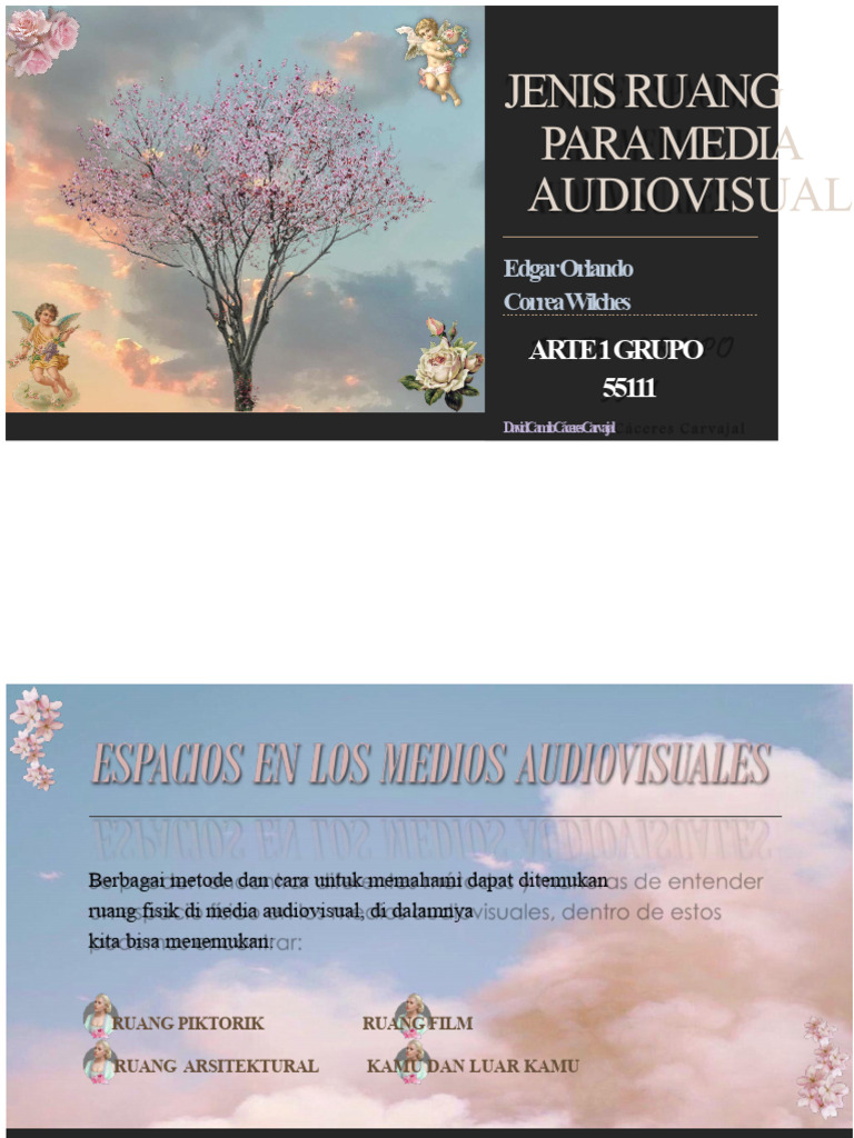 Jenis Ruang dalam Media Audiovisual | PDF