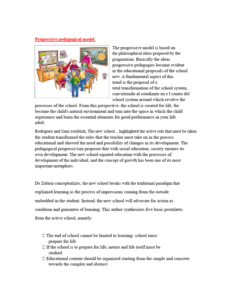 Progressive and Critical Pedagogical Models | PDF | Frankfurt School ...