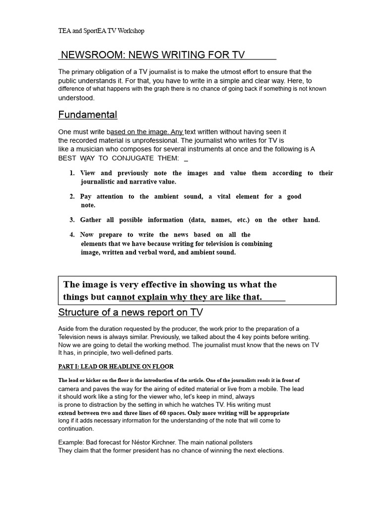 News Report. News Writing | PDF | News | Narrative