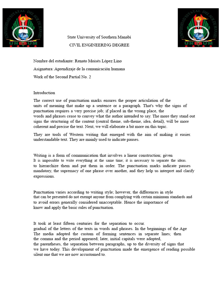 Punctuation Marks and Paragraphs | PDF | Paragraph | Punctuation