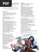 Human Subraces and Variants in 5e | PDF