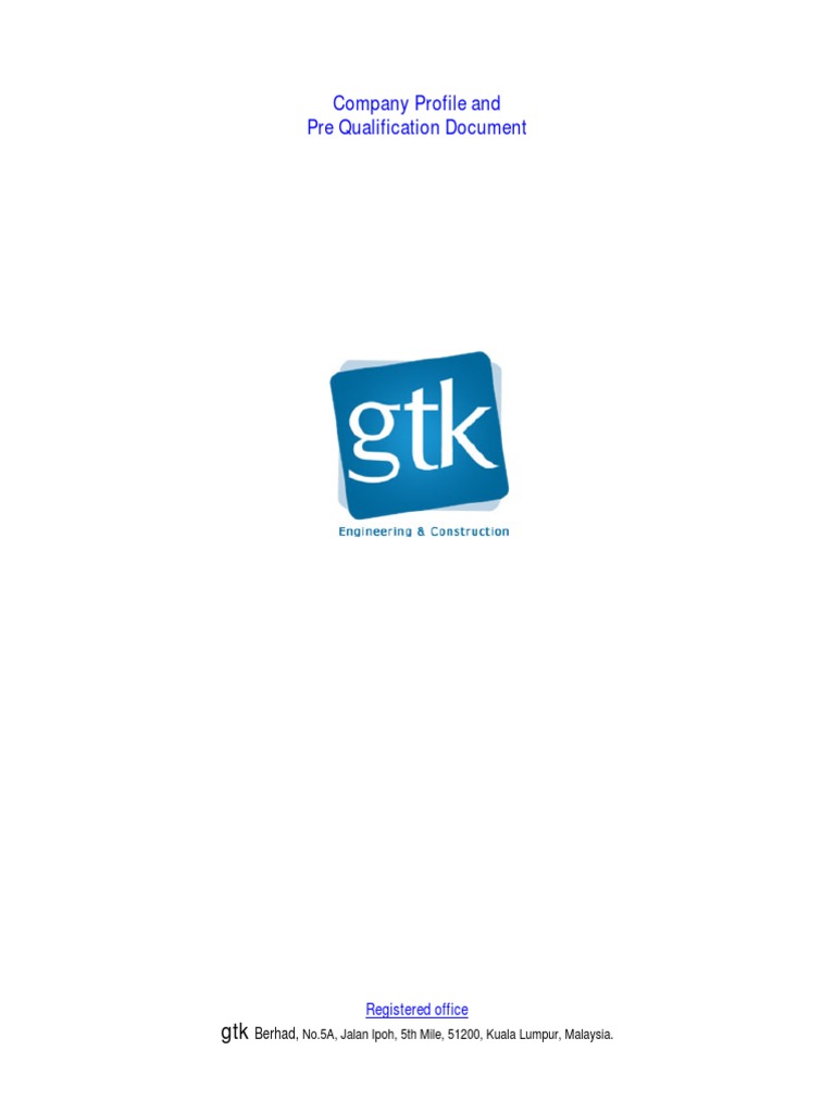 GTK Profile | PDF | Engineering | Malaysia