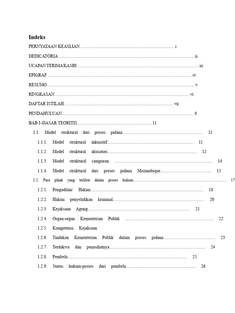 Proses Pidana dan Peran Hakim di Mozambique | PDF