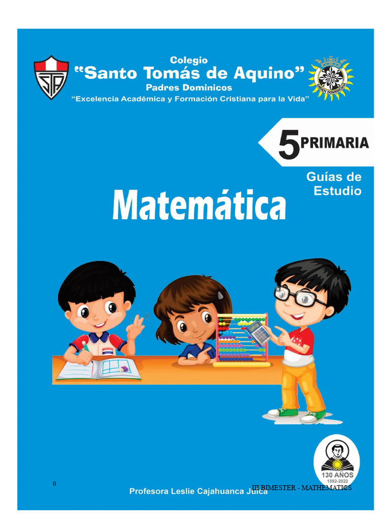 MATHEMATICS IIIB 5TH GRADE | PDF | Multiplication | Numbers