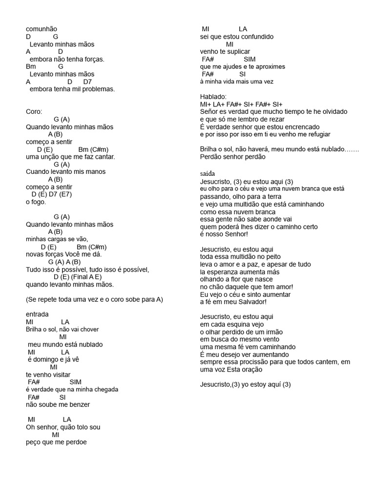 Cantos Vários | PDF | Amor | Jesus