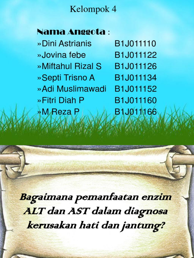 Pemanfaatan Enzim ALT Dan AST Dalam Diagnosa Kerusakan Hati Dan Jantung ...
