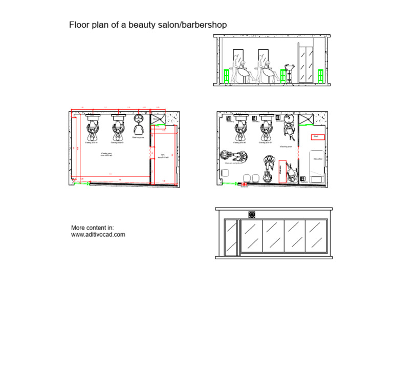 Beauty Salon Floor Plan Layout | PDF