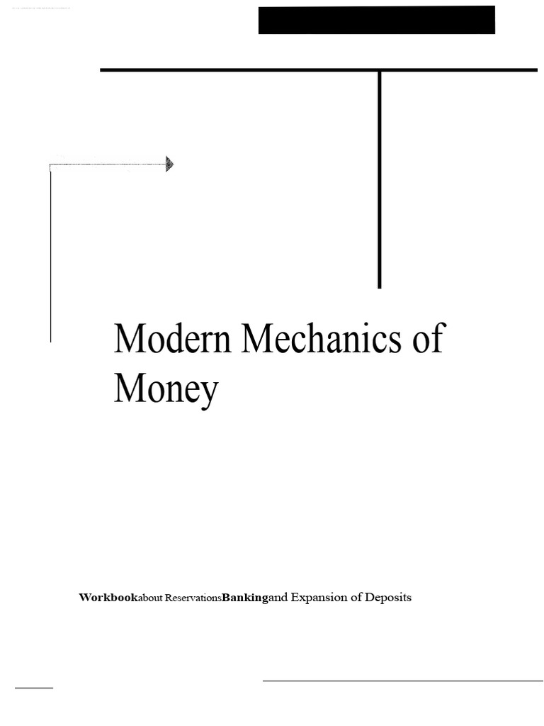Modern Money Mechanics | PDF | Money | Banks