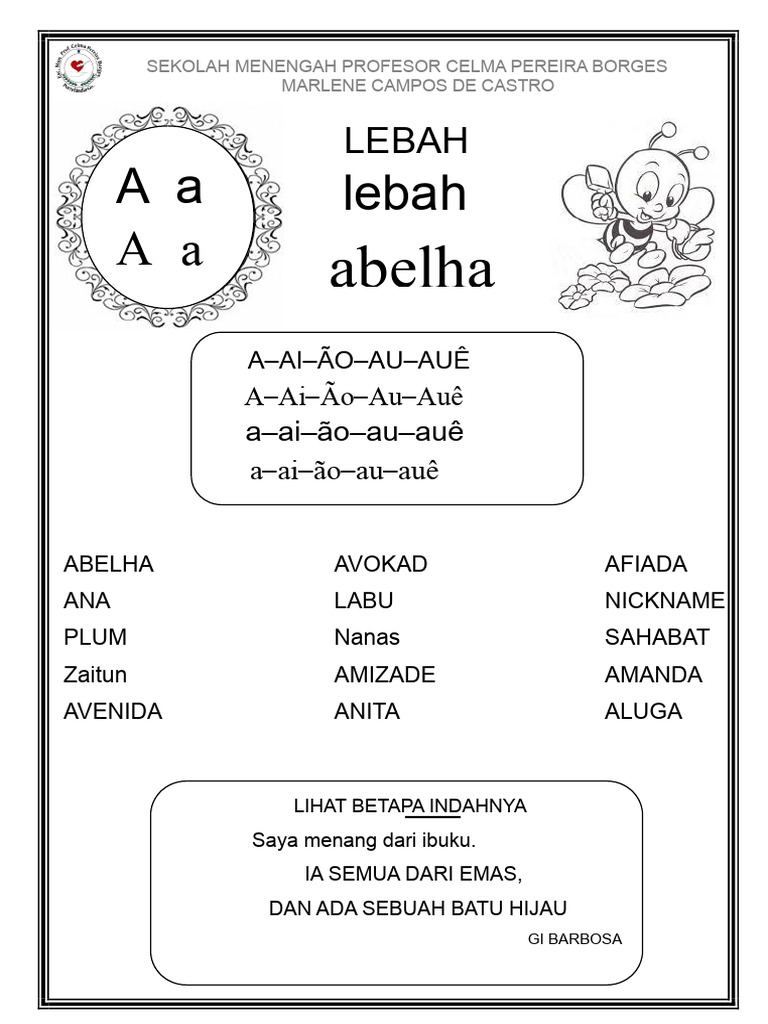 Suku Kata Sederhana 2 | PDF